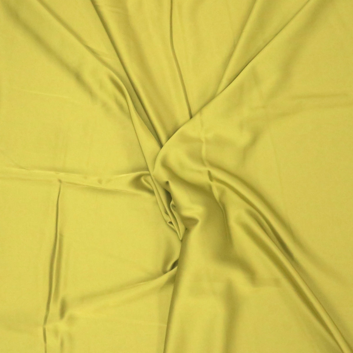 Kiwi Green Solid Plain Polyester Charmeuse Fabric | Rex Fabrics