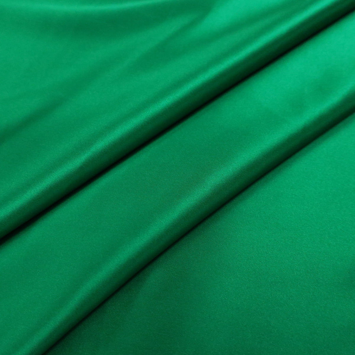 Silk Charmeuse Fabric Cadmium Green Solid 54" 19mm | Rex Fabrics