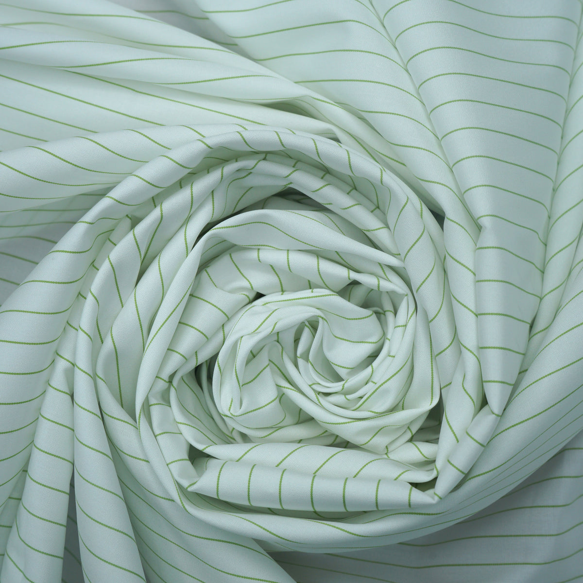 Verdant Lines Italian Cotton Shirt Fabric | Rex Fabrics