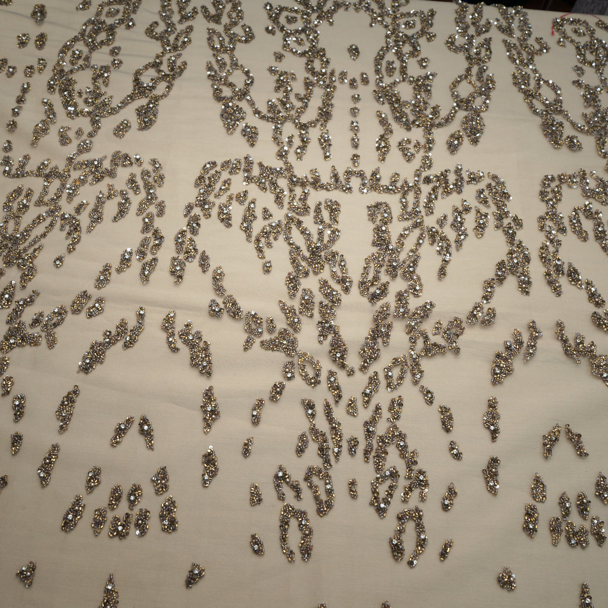 Golden Ember Panel Tull Design Embroidered Fabric– Rex Fabrics