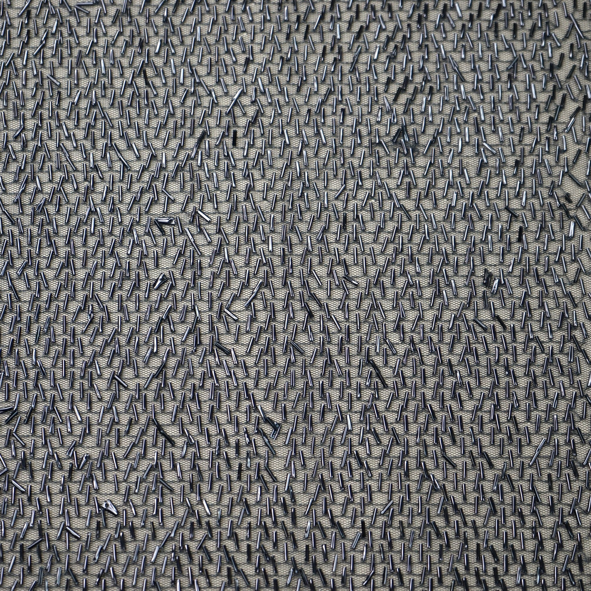 Graphite Gradient Basket Mesh Embroidered Fabric | Rex Fabrics