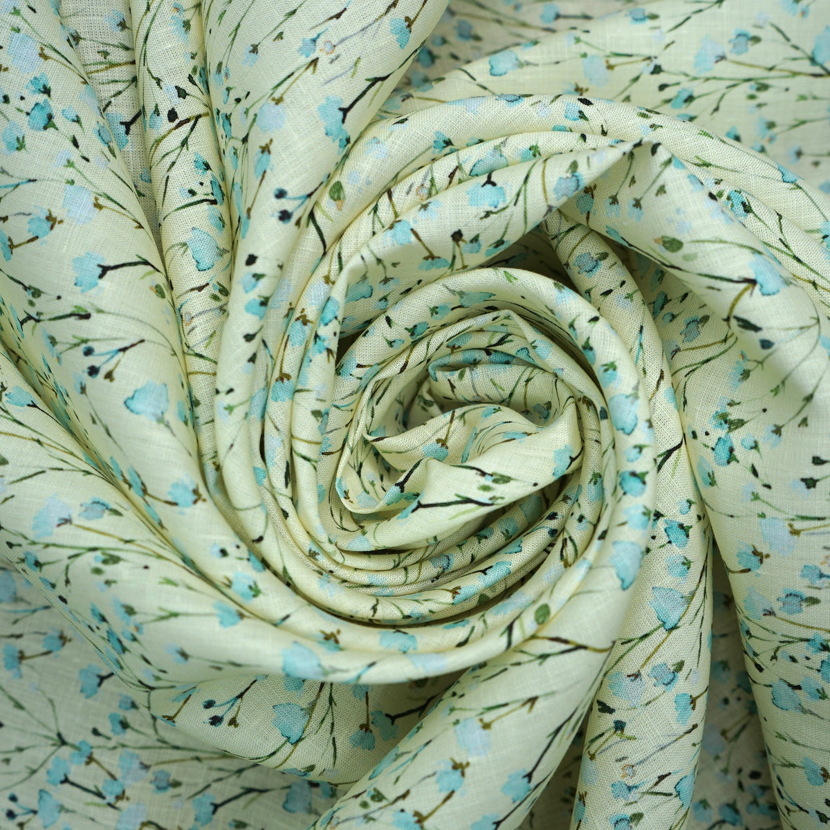 Bluebell Drift Background Linen Fabric | Rex Fabrics