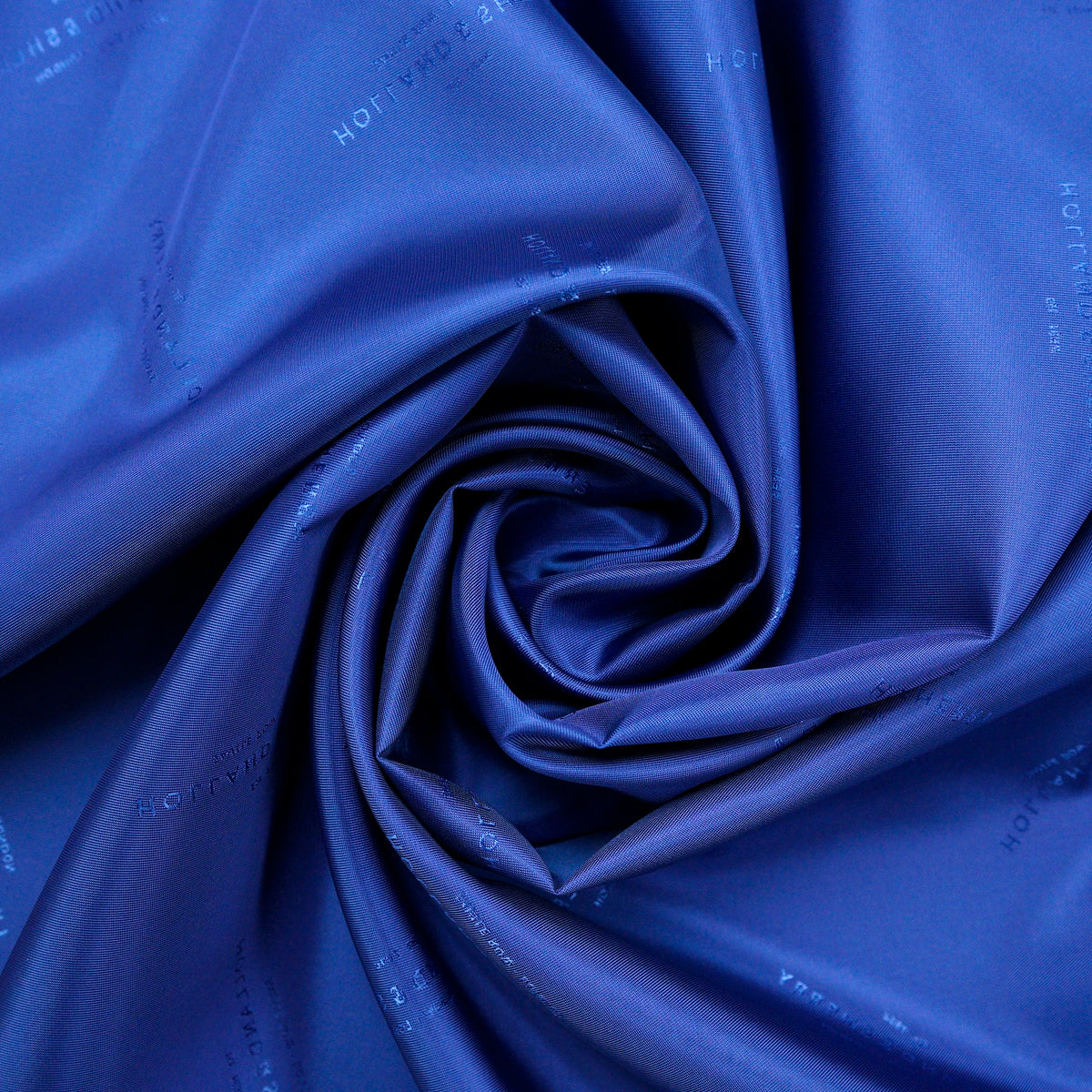 Royal Blue Signature Jacquard Lining Holland & Sherry Fabric | Rex Fabrics