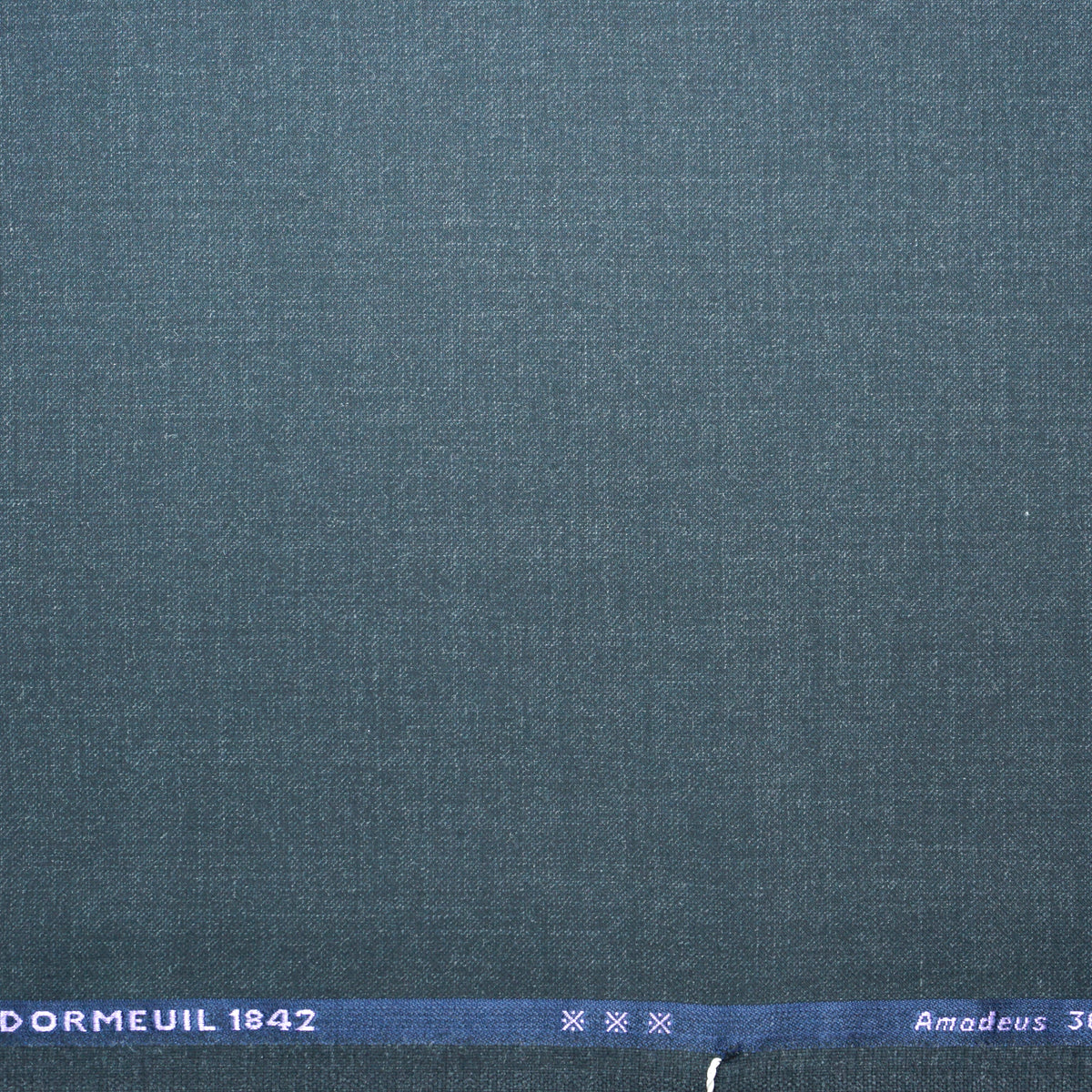 Charcoal Plain Dormeuil Amadeus Wool Fabric | Rex Fabrics
