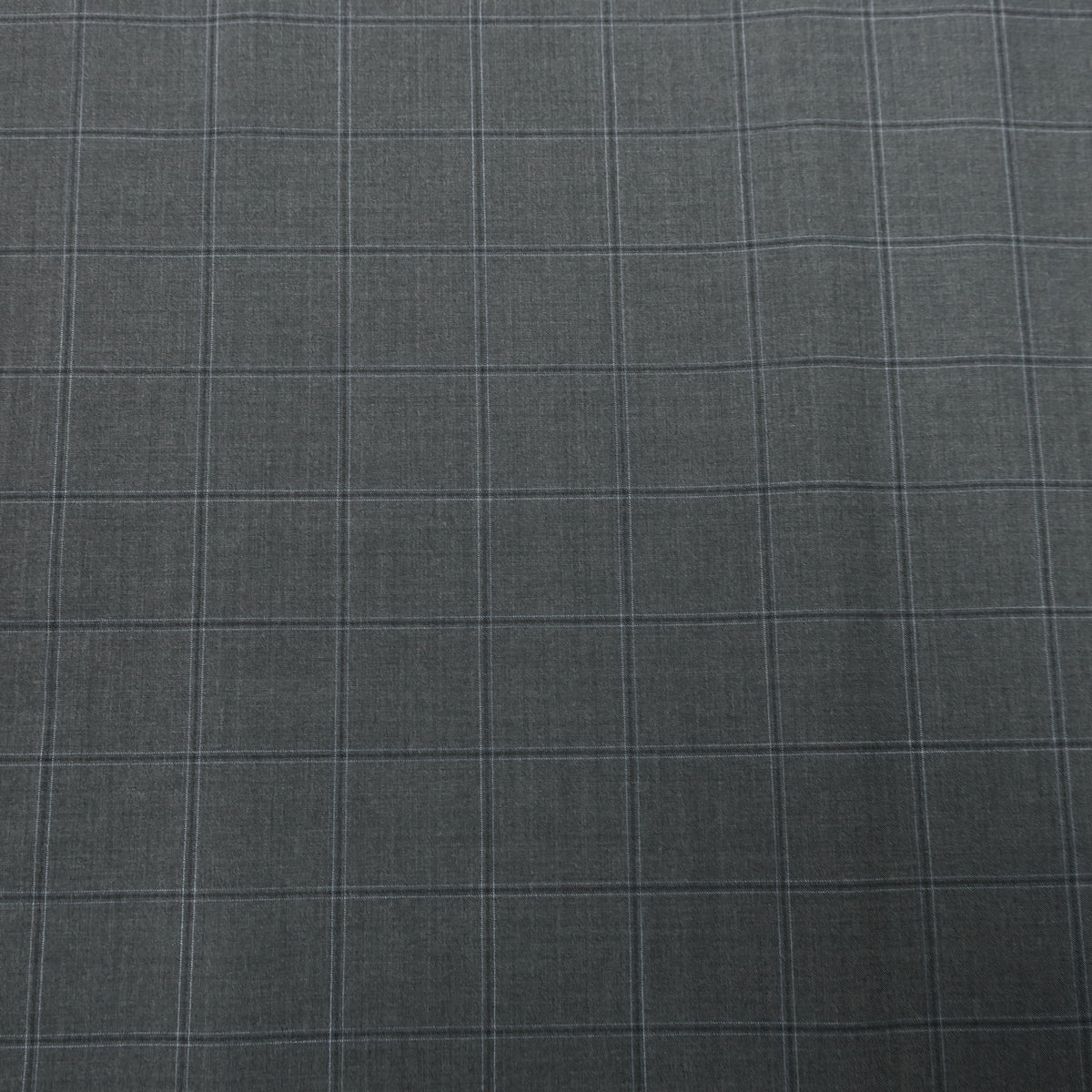 4.40 YDS Natural Gray Windowpane Wool Loro Piana Fabric– Rex Fabrics