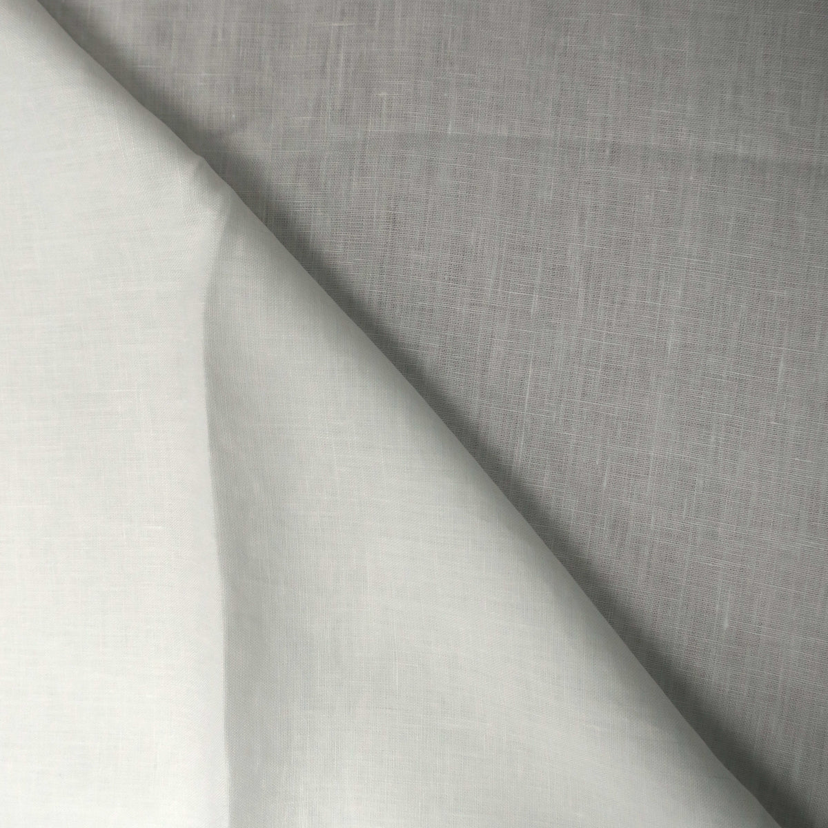 Pure White Crosshatch 100% Linen Loro Piana Fabric– Rex Fabrics