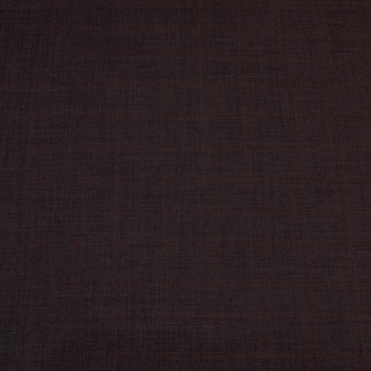 4 YDS Piece Grey with a Smooth Plaid Pattern Target Luxury Super 130's ...