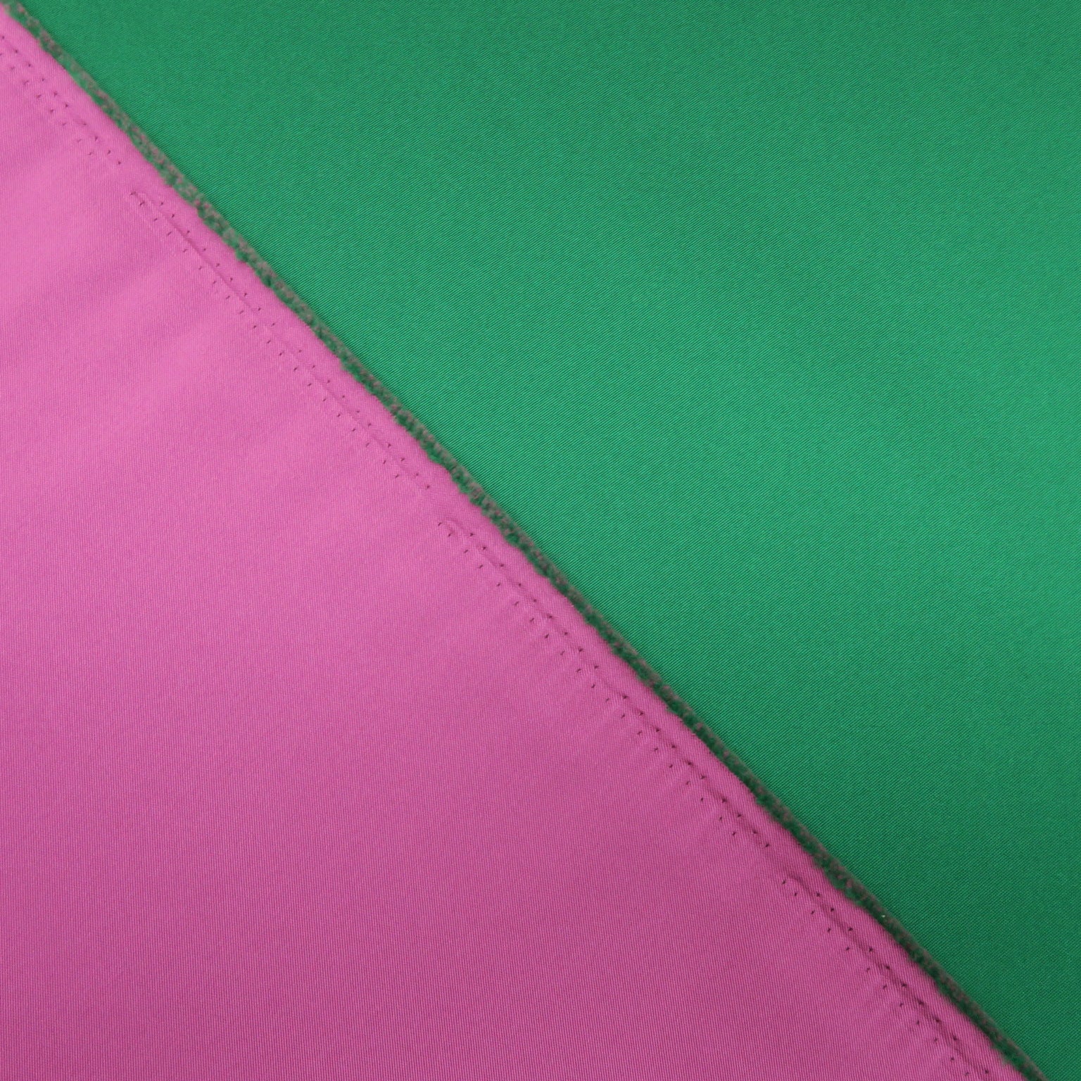 Magenta and Emerald Green Double-Sided Stretch Mikado | Rex Fabrics