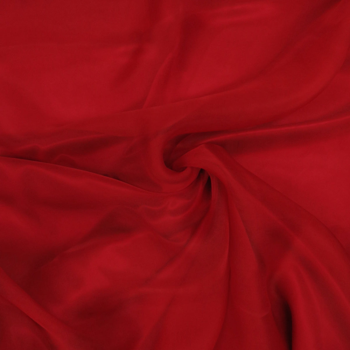 Solid Red Silk Organza Fabric 54