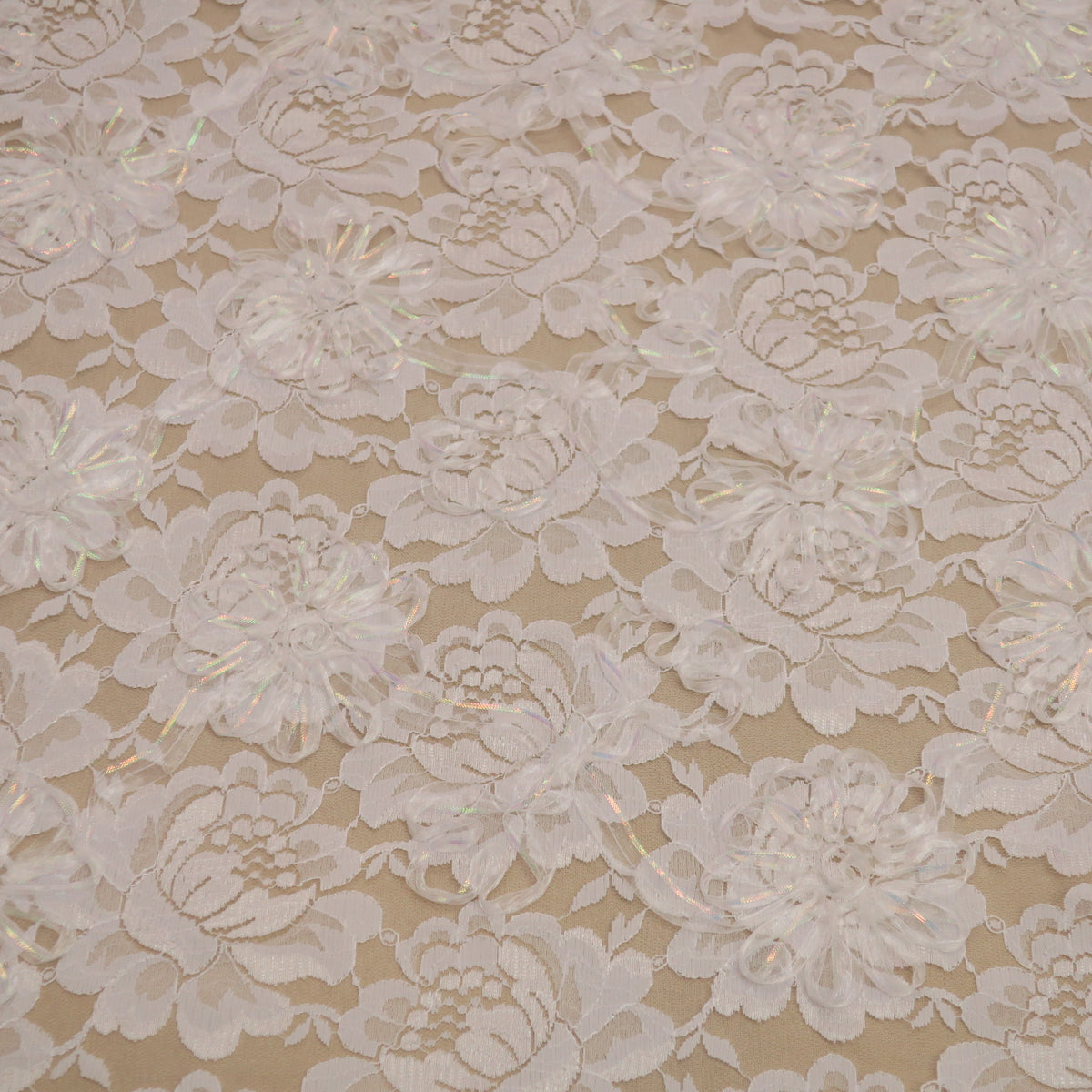 Cream Lace Fabric