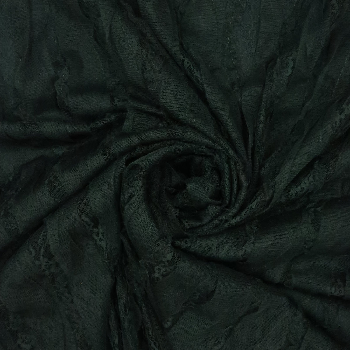 Black Textured Embroidered Tulle Fabric | Rex Fabrics
