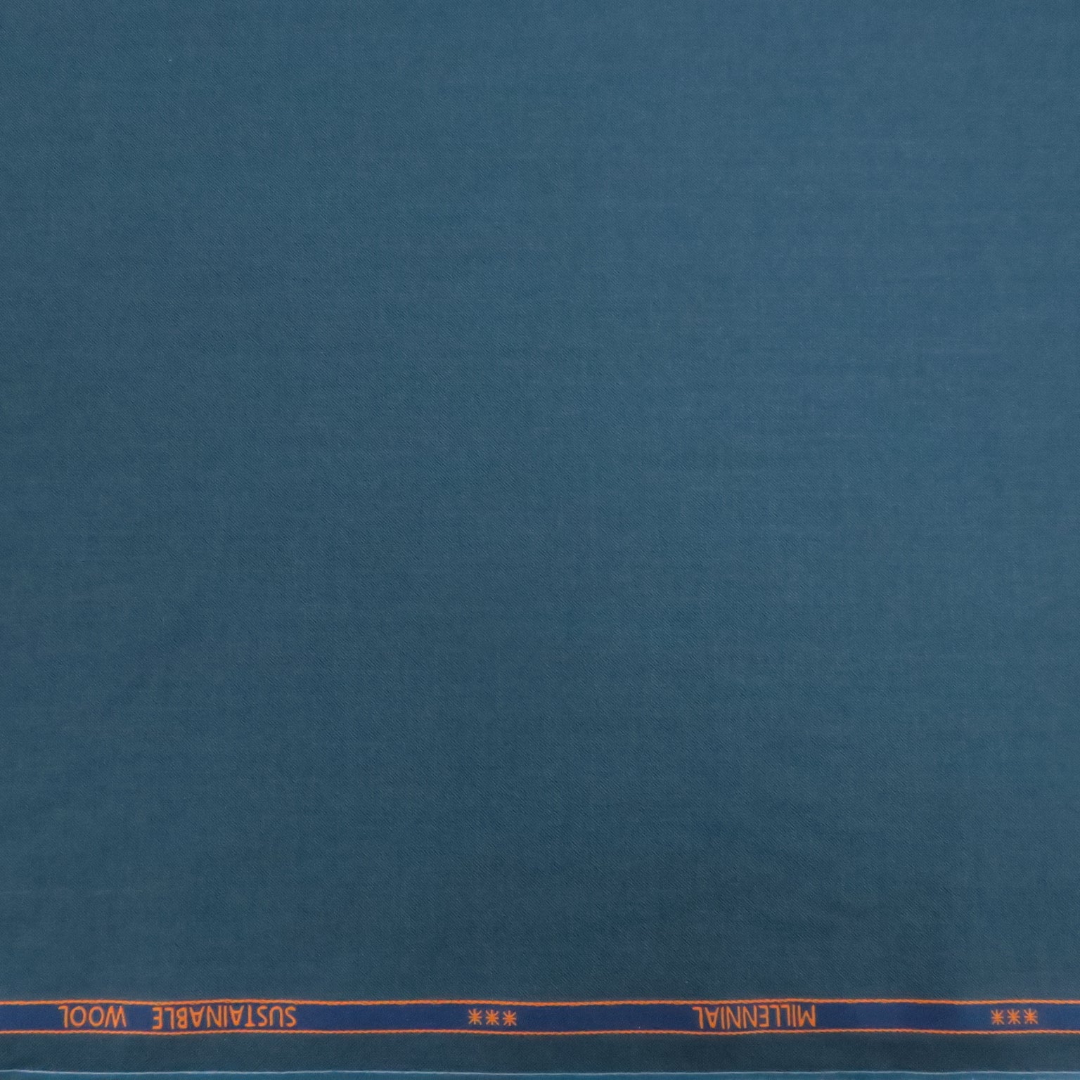 Teal Sustainable Wool Solid 100% Wool Millenial Dormeuil Fabric | Rex ...