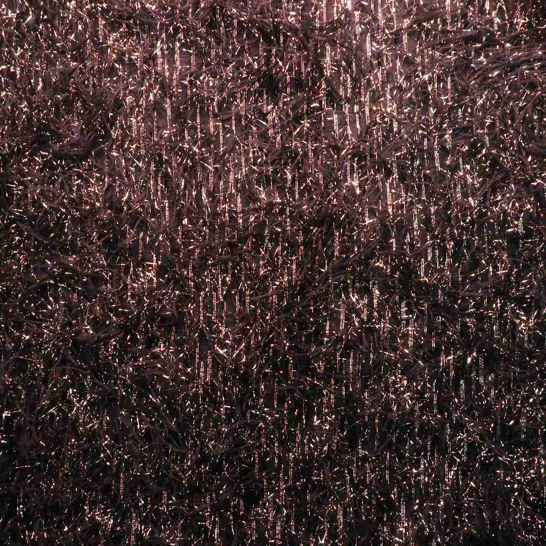 Fringes Textured Black And Gold Brocade Fabric | Rex Fabrics