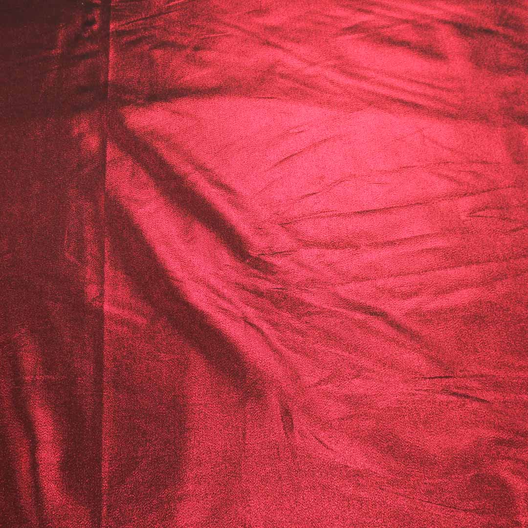 Solid Plain Textured Metallic Red Lamé Fabric | Rex Fabrics