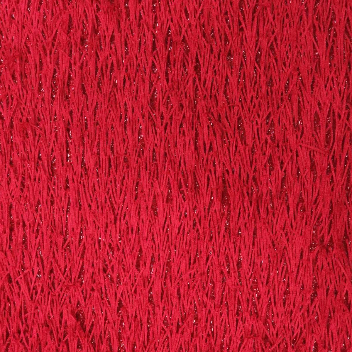 Red Full Fringe Fashion Fabric | Rex Fabrics