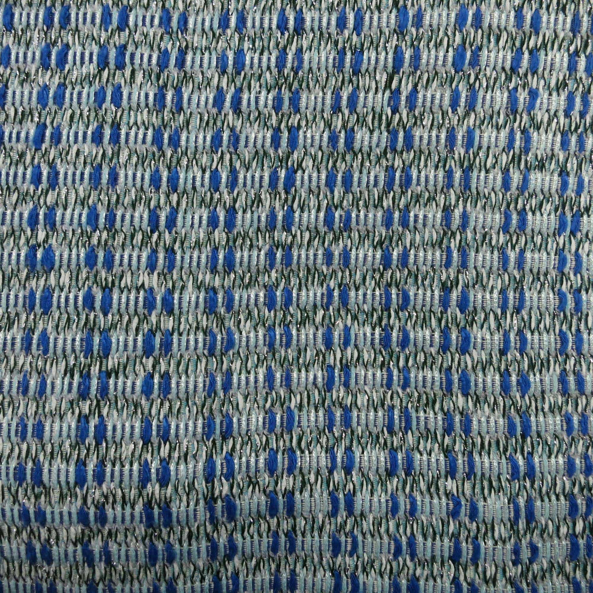 Blue Lurex with Light Blue Accent Tweed/ Boucle– Rex Fabrics
